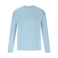 Cekizud T Shirts for Man Summer Sunscreen Breathable Solid Color Long ...