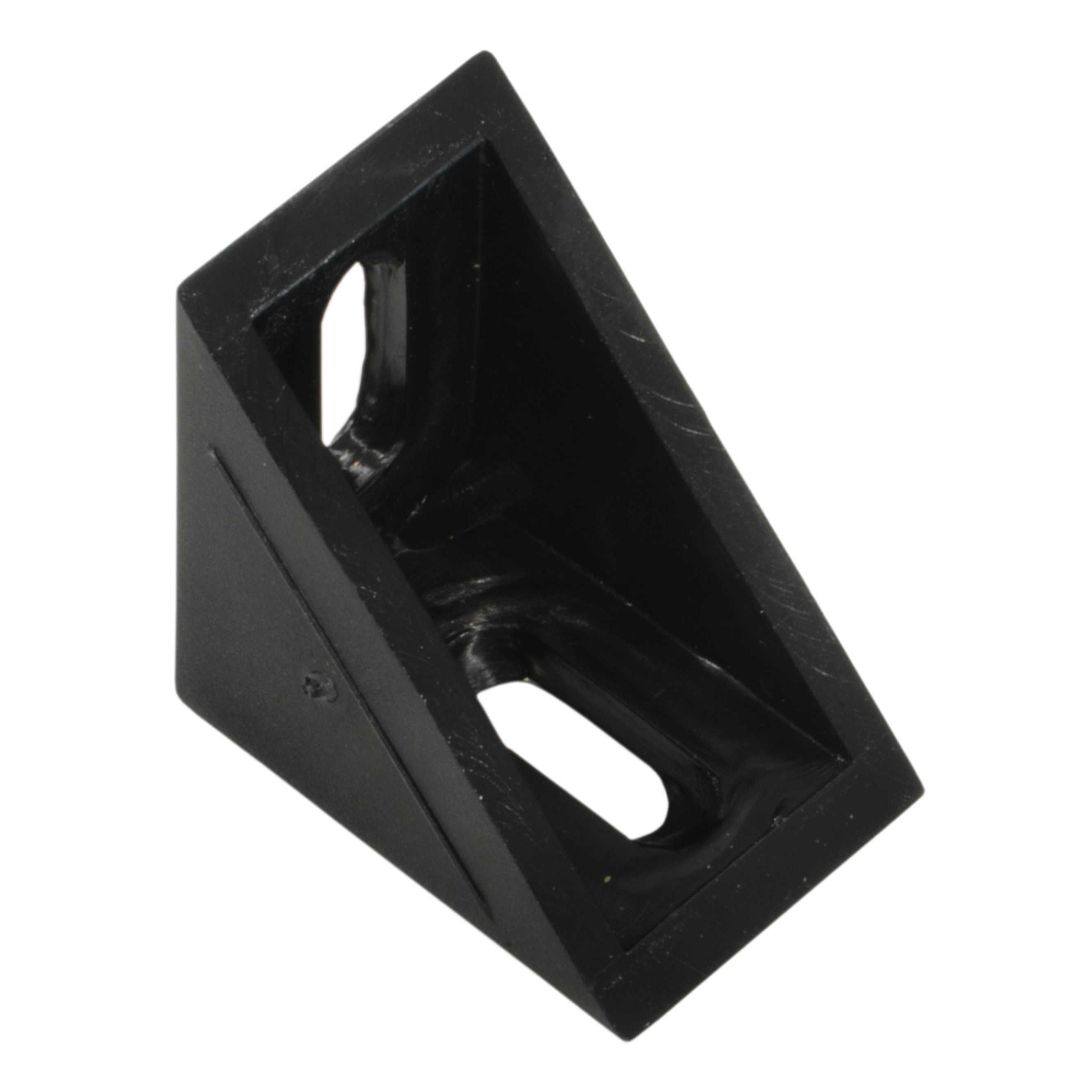 90?? x 1" x 1" Black Plastic Mounting Brackets (10 pcs.) - Walmart.com