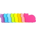 Cute Cat Sticky Notes 8 Color Bright Colorful Sticky Pad 75 Sheets/Pad ...