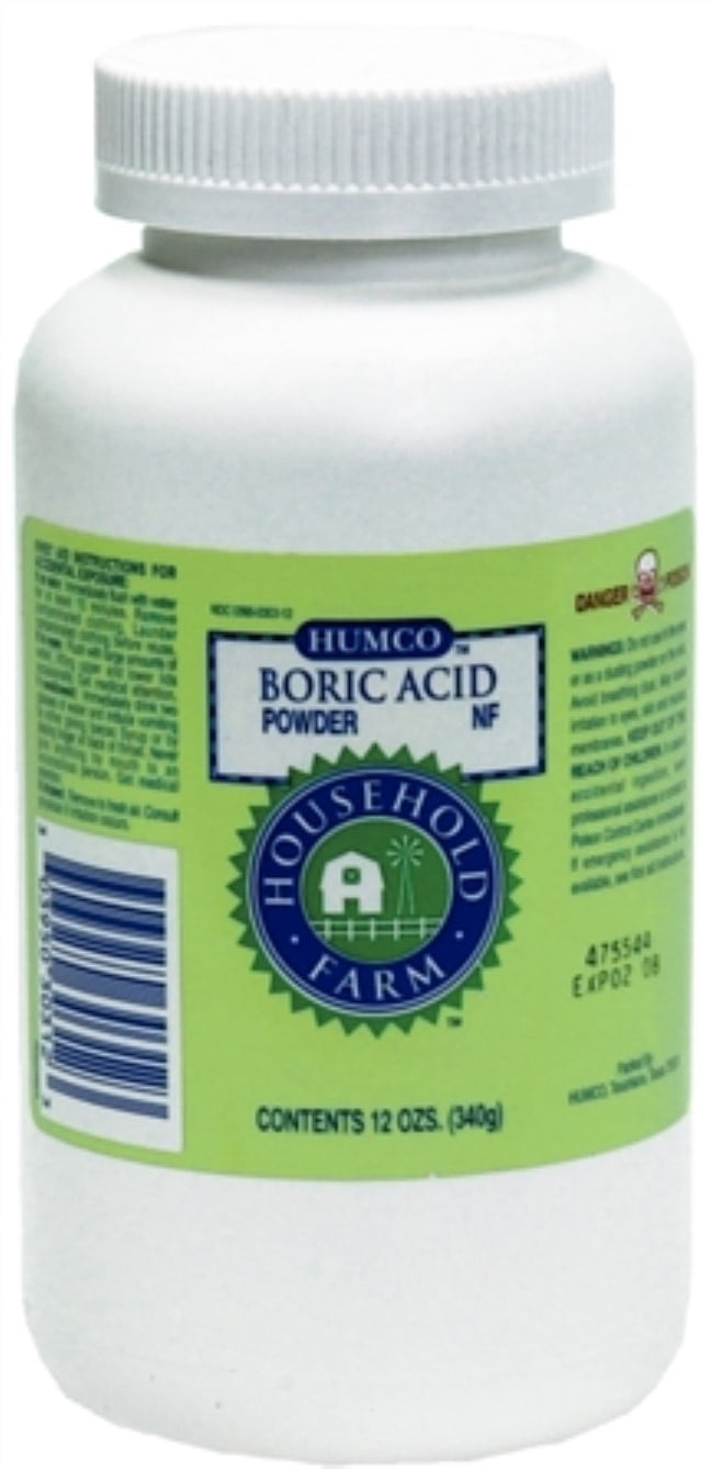 4 Pack - Humco Boric Acid Powder NF 12 oz - Walmart.com