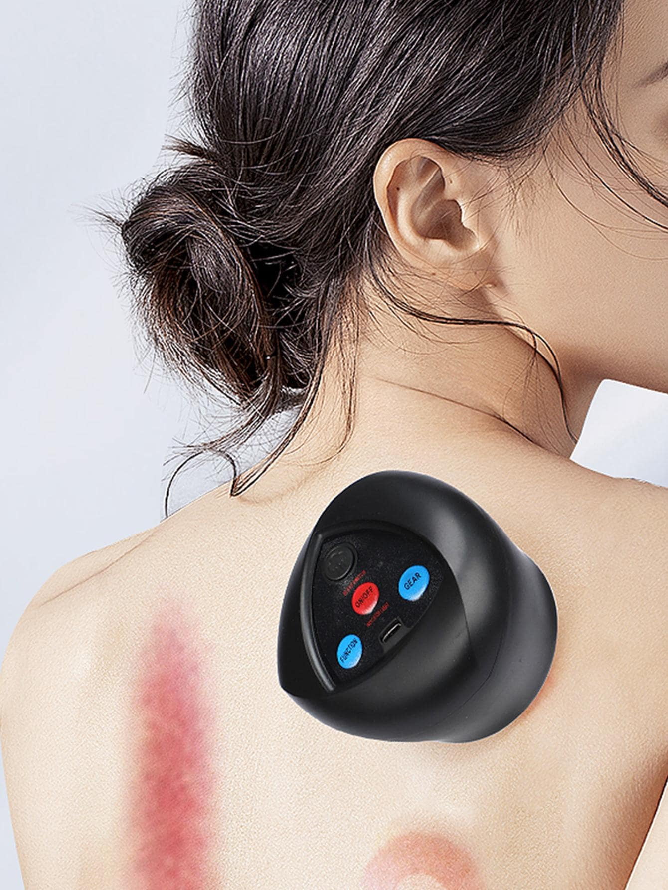 1pc Rechargeable ABS Electric Cupping Cup, Modern Black Electronic ...