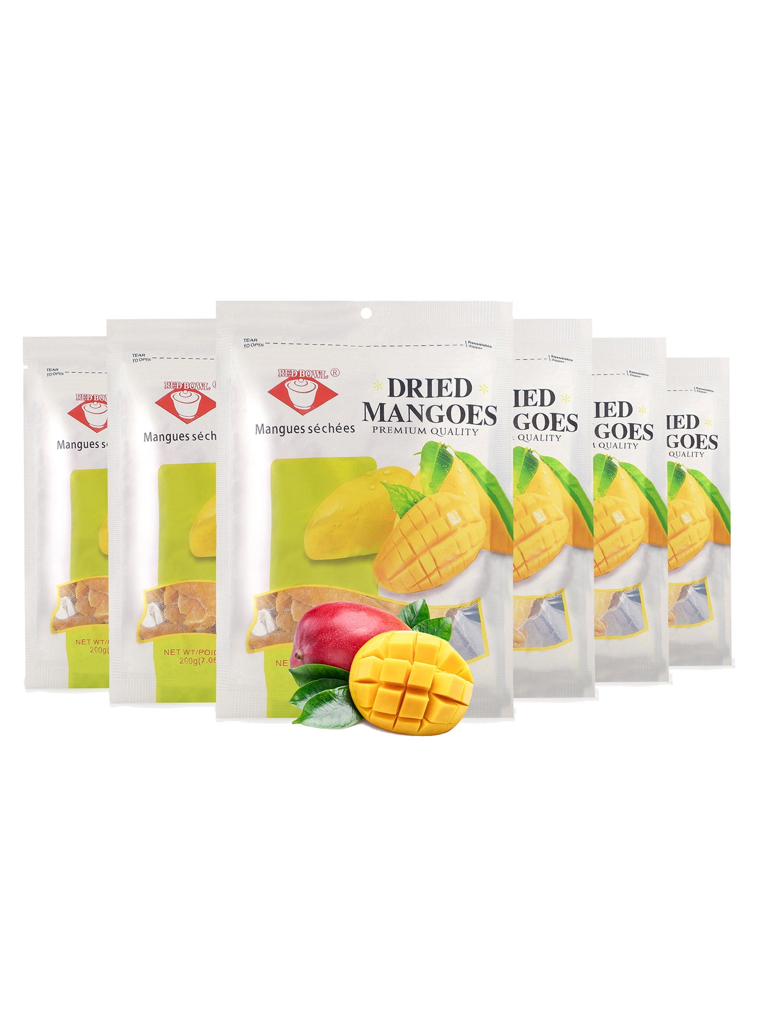 Dried Mango - Dried Fruit Organic Dried Mangoes Sun Dried(6 bags X 7.05 ...