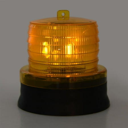LED Warning Light, 2V Solar Flashing Strobe Beacon Emergency Barricade ...
