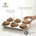 "Fox Run Stainless Steel Extra Large Muffin and Cupcake Pan, 6 Cup, 13. ...