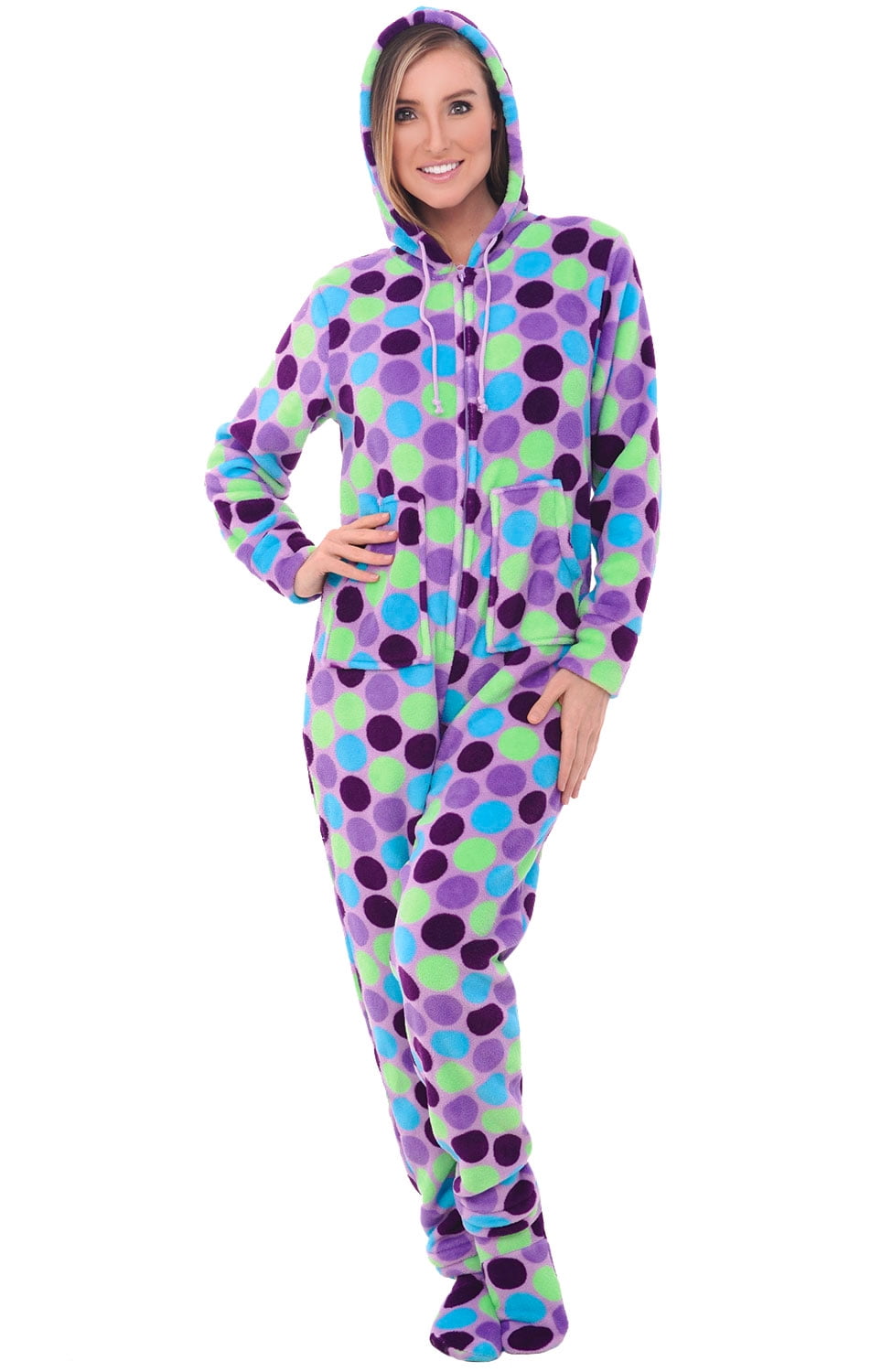 Alexander Del Rossa Alexander Del Rossa Womens Warm Fleece One Piece