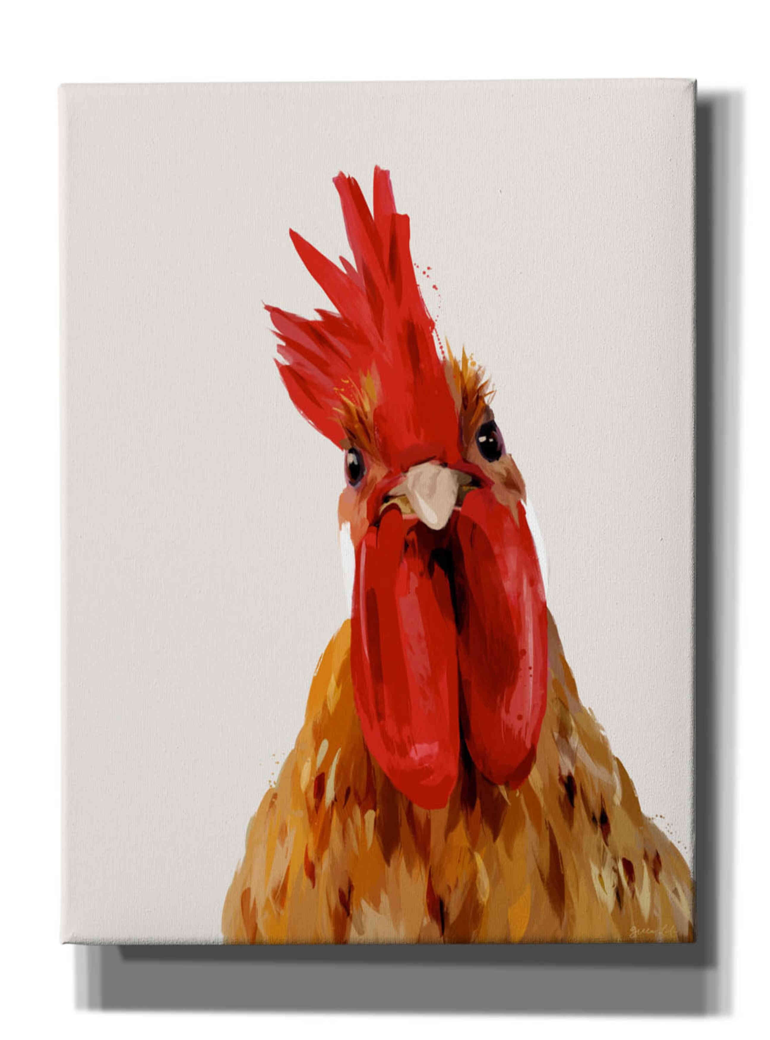 Epic Graffiti 'Chicken or The Egg' by Green Lili, Giclee Canvas Wall ...