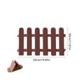 2 Pack Plastic Mini Garden Fence Set, Durable Stylish Lawn Edging Easy ...