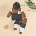 Ccpelsie Baby Boy Clothes Fall Winter Outfits Waffle Knit Contrast ...