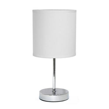 Simple Designs Stonies Small Stone Look Table Bedside Lamp - Walmart.com