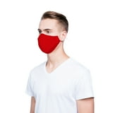 DALIX Cloth Face Mask Reuseable Washable in Red Made in USA - S-M Size ...