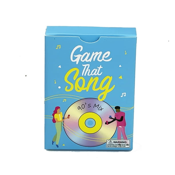 game that song MIX Années 90 Jeu de Cartes Adulte Anglais Complet ...