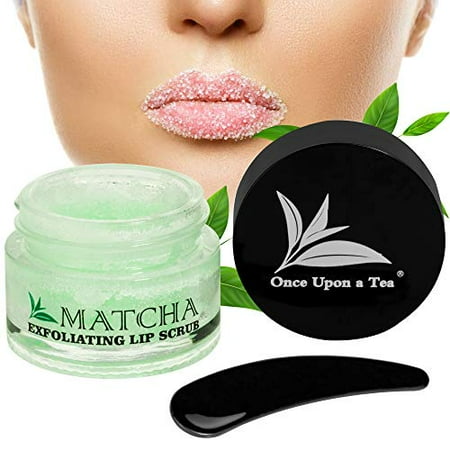 Exfoliating Green Tea Matcha Sugar Lip Scrub, Hydrating Treatment for ...