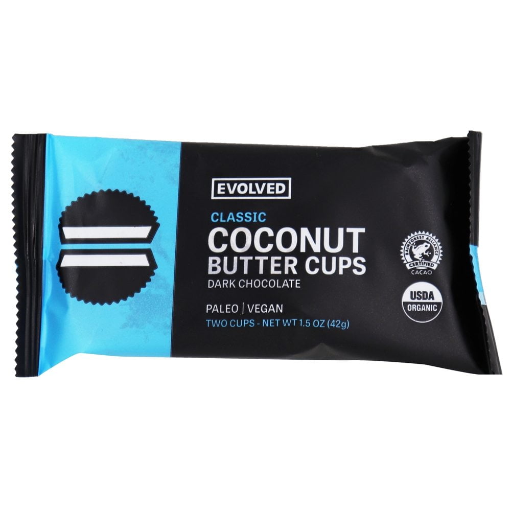 Evolved - Coconut Butter Cups Dark Chocolate Classic - 1.4 oz ...