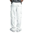 G-Style USA Men's Heavyweight Fleece Sweatpants, Lounge Cargo Pockets ...