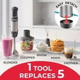 Mueller Multistick 5-in-1 Immersion Blender Handheld,12 Speed Hand ...