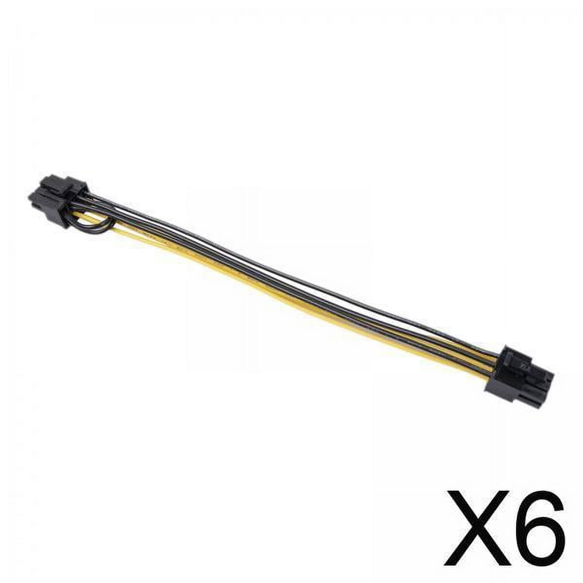 Cable Adaptador Para GPU PCI-e De 6 Pines Hembra A 6+2 De 8 Pines Hembra, 1 Unidad | Bodega ...