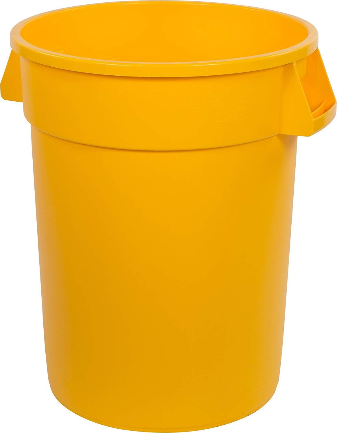 Carlisle 34103204 Bronco Round Waste Container Only, 32 Gallon, Yellow ...