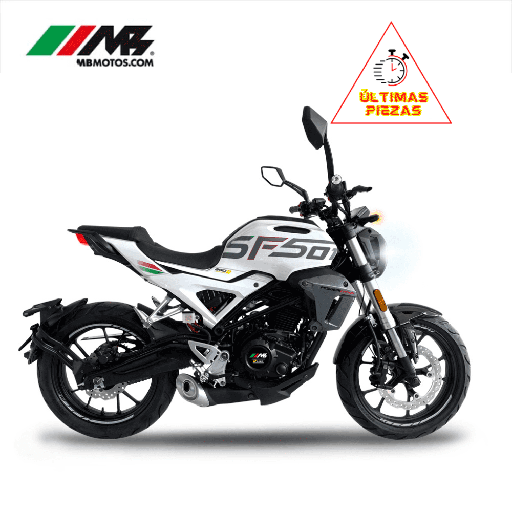 Motocicleta Deportiva MB MOTOS SF 501 250R Blanco 2025 | Bodega Aurrera ...
