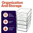 Clearspace Plastic Storage Bins Perfect Kitchen Organization Or
