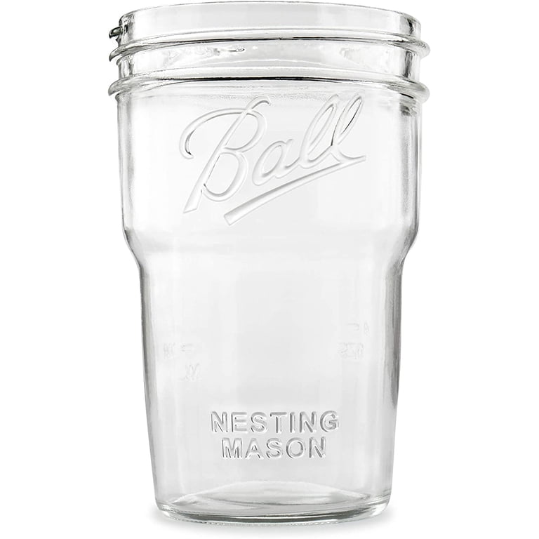 Oz Glass Drinking Jars