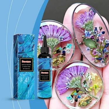 10g 25g UV Resin Glue Quick-Drying Clear Hard Epoxy Resin Glue Ultraviolet Solar Curing DIY ...