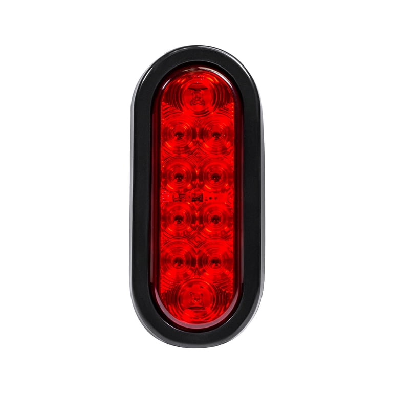 IP67 Waterproof LED Lights WahMOTOTin 6 Inch Oval - Amber 52 LED Kit ...