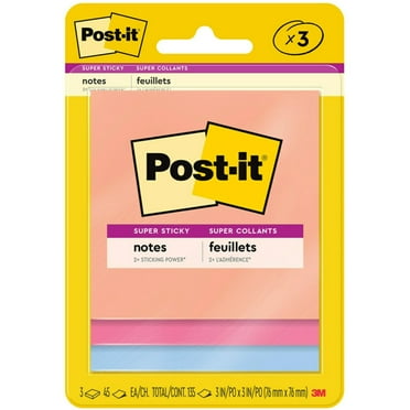 Post-It Pop-Up Notes. Ultra Colors. 3 x 3 inches. 3 pack - Walmart.com