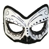 Day Of The Dead 1/2 Skull Mask Halloween Costume Accessory - Walmart.com