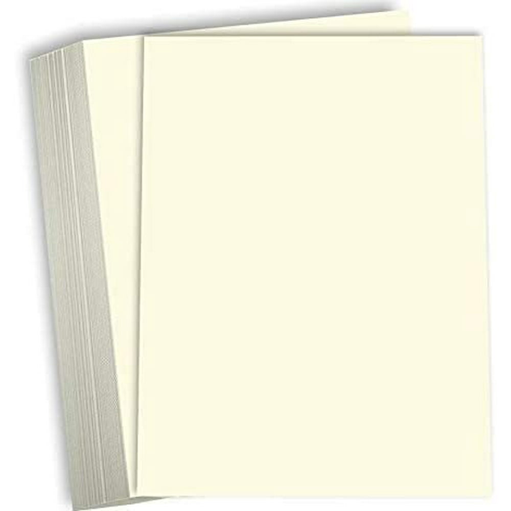 Hamilco Cream Colored Cardstock 8 x 10" Heavy Weight 80 lb Cover Card ...