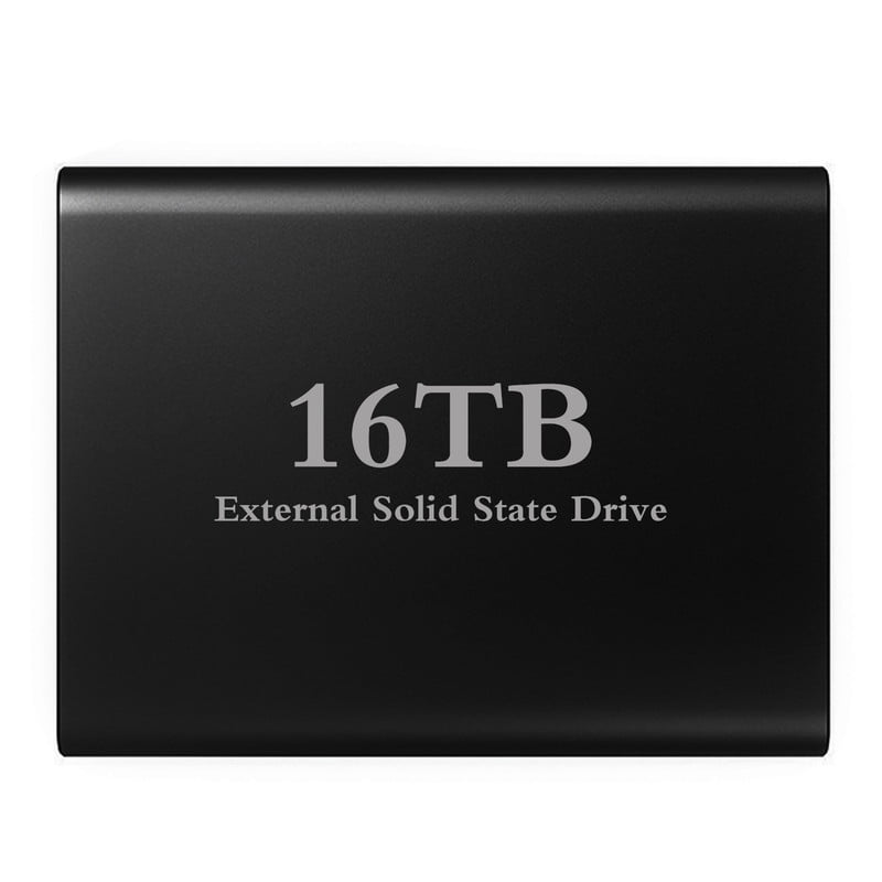 Black 16 TB Portable Solid State Drive for Computer, Laptop - Walmart.ca