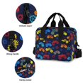 ALAZA Cartoon Trucks Vehicle-t5 Insulated Lunch Box Large Reusable ...