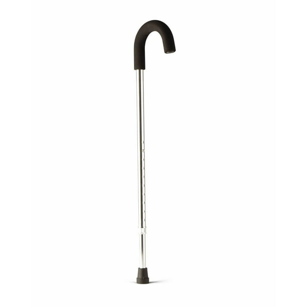 Medline Standard Aluminum Canes, Chrome - Walmart.com