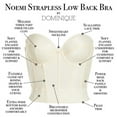 Dominique Women's Backless Strapless Bustier Bra #6377 (32A-44F ...