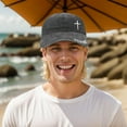Waldeal 3 Nails Cross Jesus Hat, Christian Hats for Men Women ...