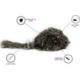 AXEL PETS, Cat Toy, 10 Giant Furry Mice with Catnip and Rattle Sound ...