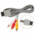 Simyoung Audio Video AV Composite 3 RCA Cable Cord for Nintendo Wii ...