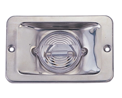 MARINE BOAT STERN LIGHT RECTANGULAR STAINLESS STEEL SPASHPROOF FLUSH ...