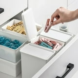 Laundry Detergent Storage Container with Lid, White Laundry Detergent ...