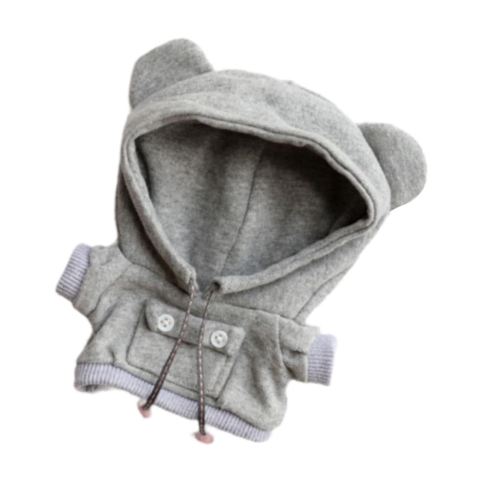 Ropa de muñeca para muñeca de peluche, sudadera con capucha de dibujos ...