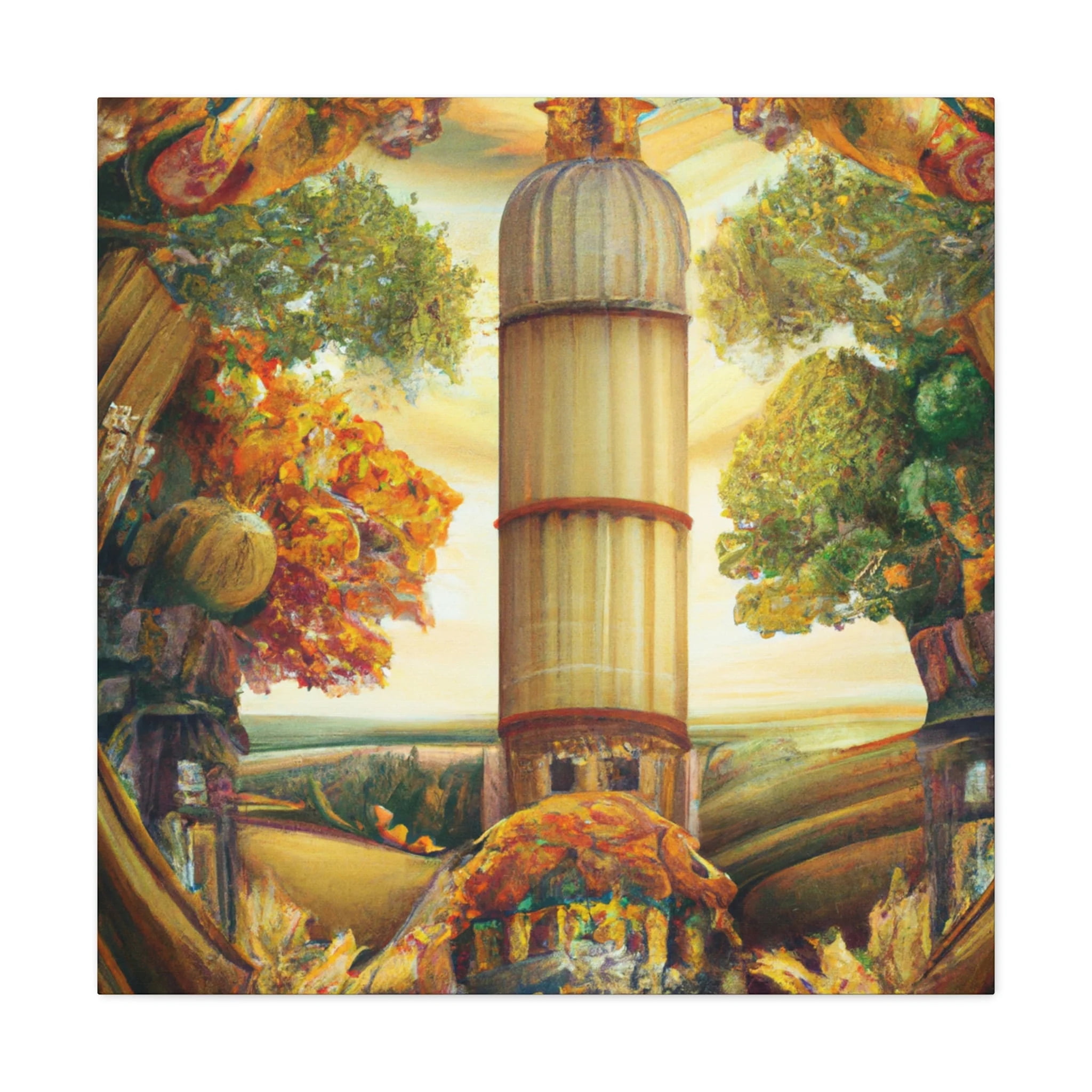 Silo in Splendor. - Canvas - Walmart.com