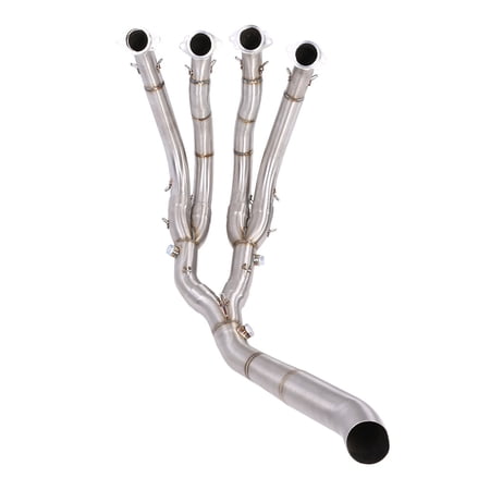 Exhaust Front Pipe, Motorcycle Full Exhaust System Heat Resistant ...