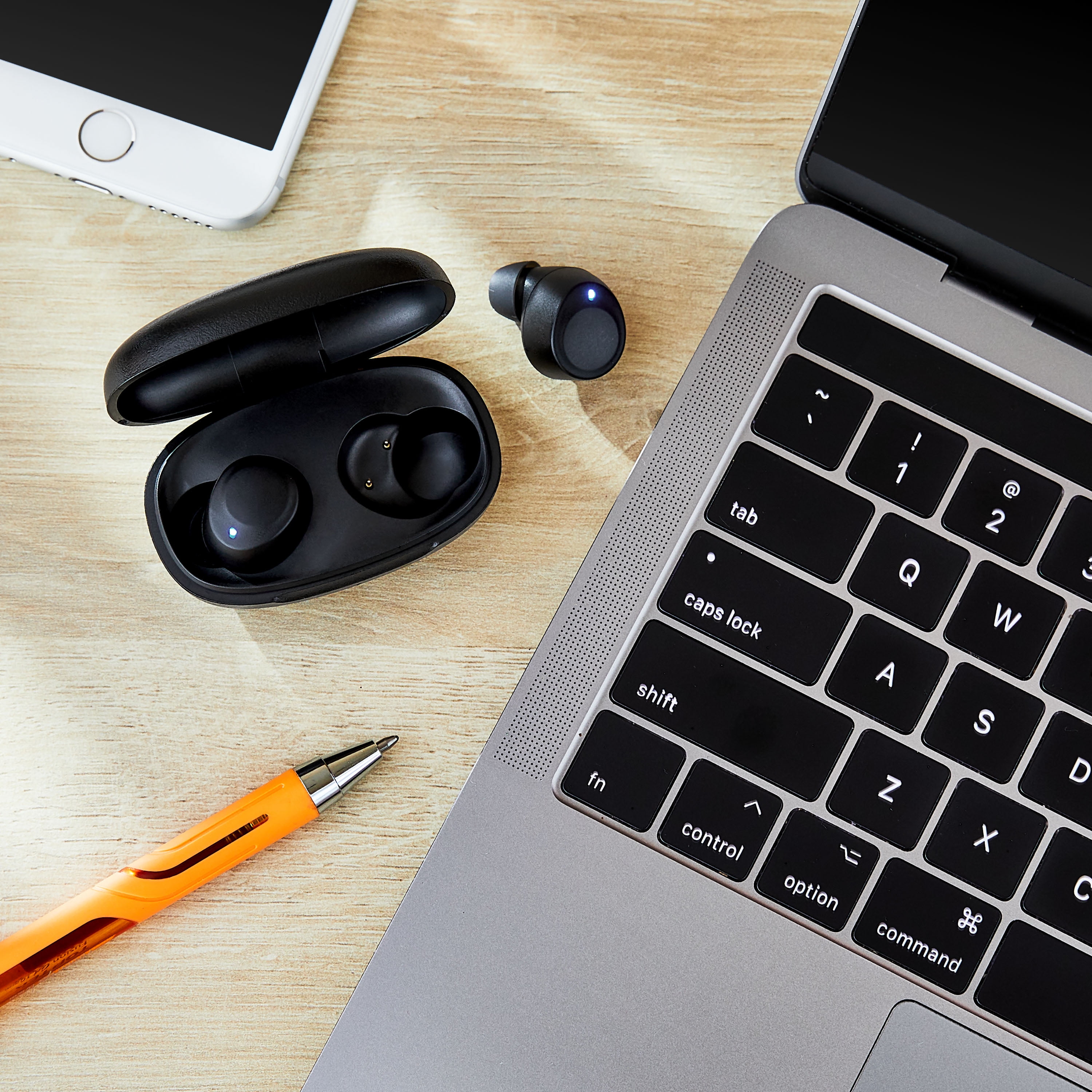 onn. True Wireless Headphones with Charging Case - Black in Nepal at ...