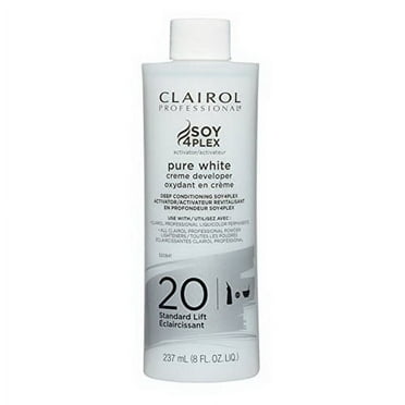 Clairol Pure White Creme Developer - Standard Lift - Option : 20 Volume ...
