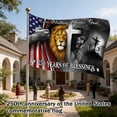 35x59 in. US 250 Commemorative Flags — 4th of July Decorations — Porch ...