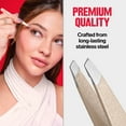 Revlon Designer Series Slanted Tip Tweezer, Stainless Steel, Neutral ...