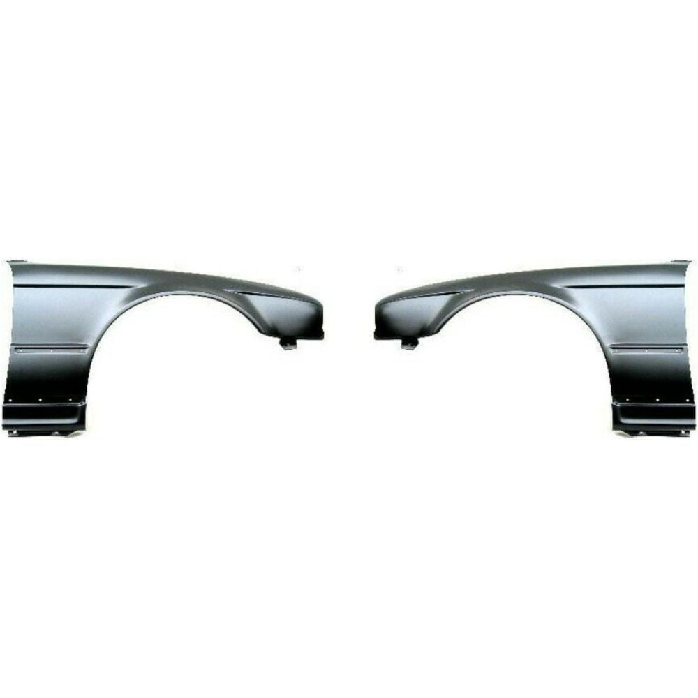 Set of 2 Fenders Front Left-and-Right For BMW 5-Series LH & RH E34 Pair ...