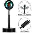 PYYAN-Sunset Lamp Projection Rotation Rainbow Projection Lamp Led ...