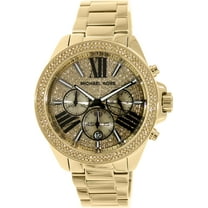 Michael Kors Women's Wren MK6095 Gold Stainless-Steel Quartz Fashion ...