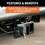 CURT 58000 Easy-Mount Vehicle Trailer Wiring Connector Mounting Bracket ...