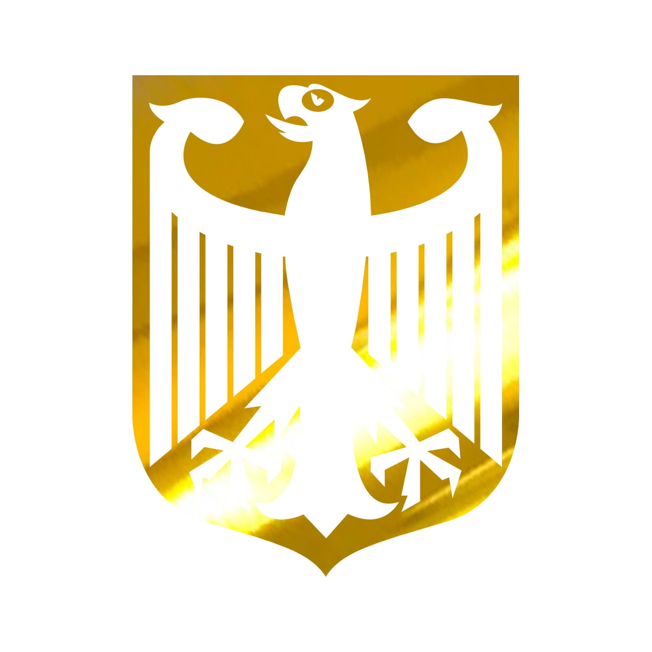 German Crest Eagle Sticker Decal Die Cut - Self Adhesive Vinyl ...